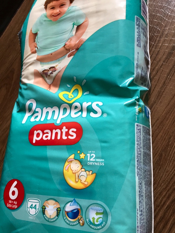 Обзор от покупателя на Трусики Pampers Pants 6 Extra Large (15+ кг), 44 ...