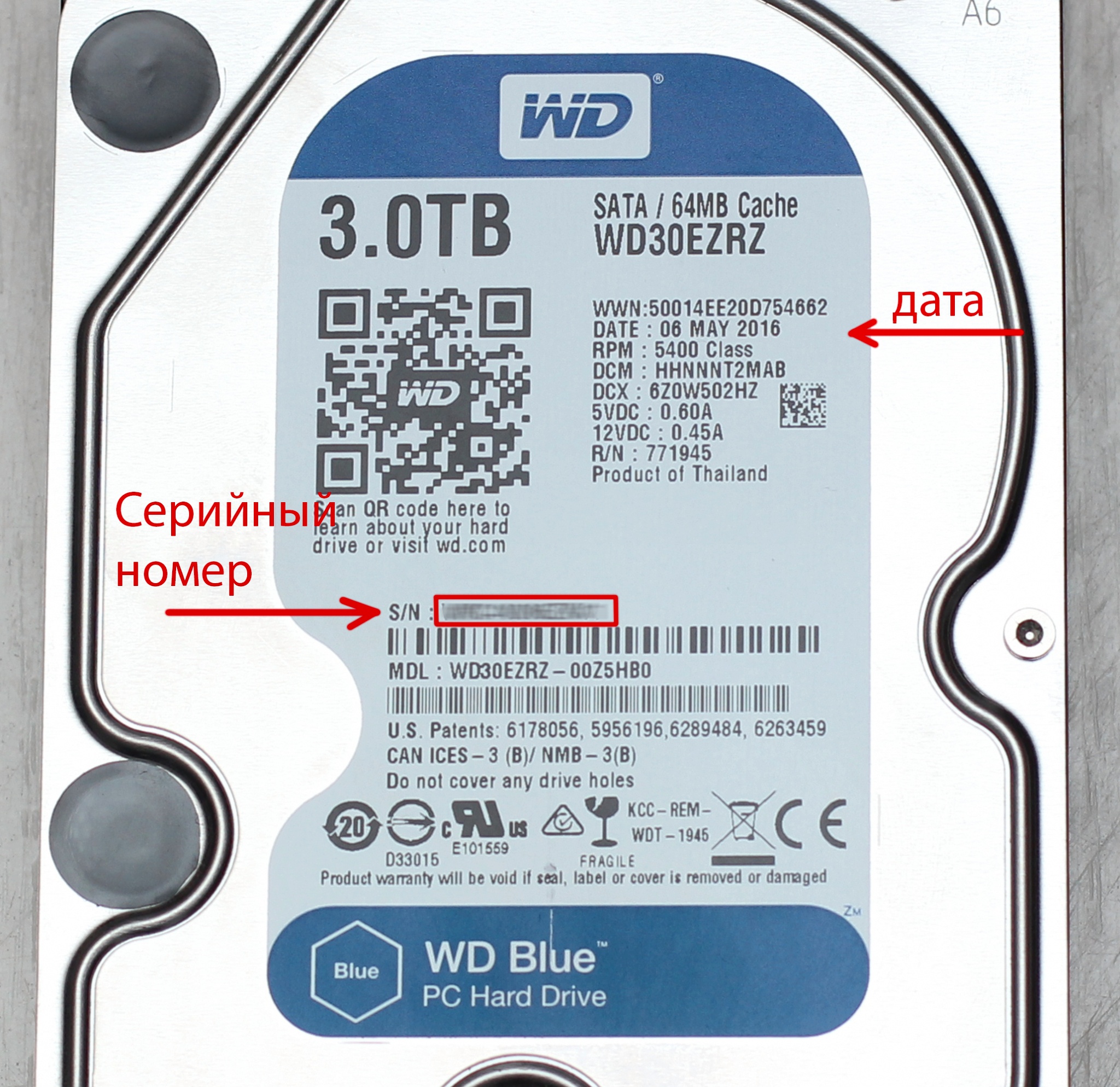 Обзор от покупателя на Жесткий диск Western Digital Blue 3.5" 3.0 Tb ...