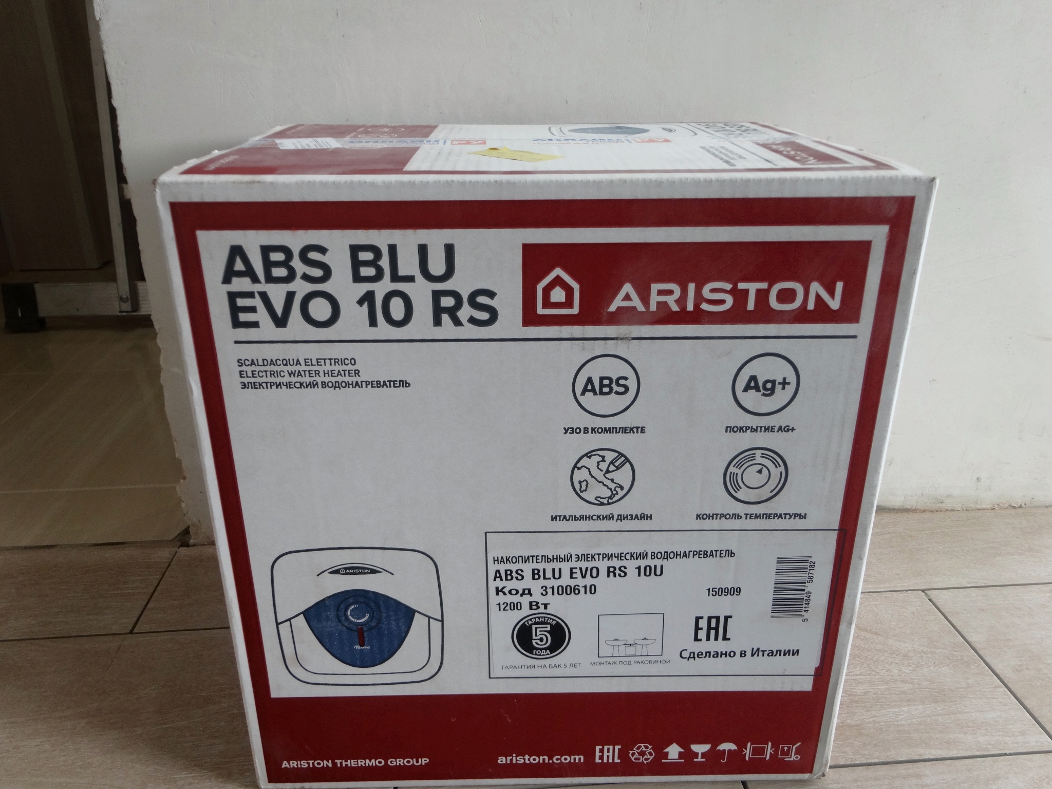 Обзор от покупателя на Водонагреватель накопительный Ariston ABS BLU ...