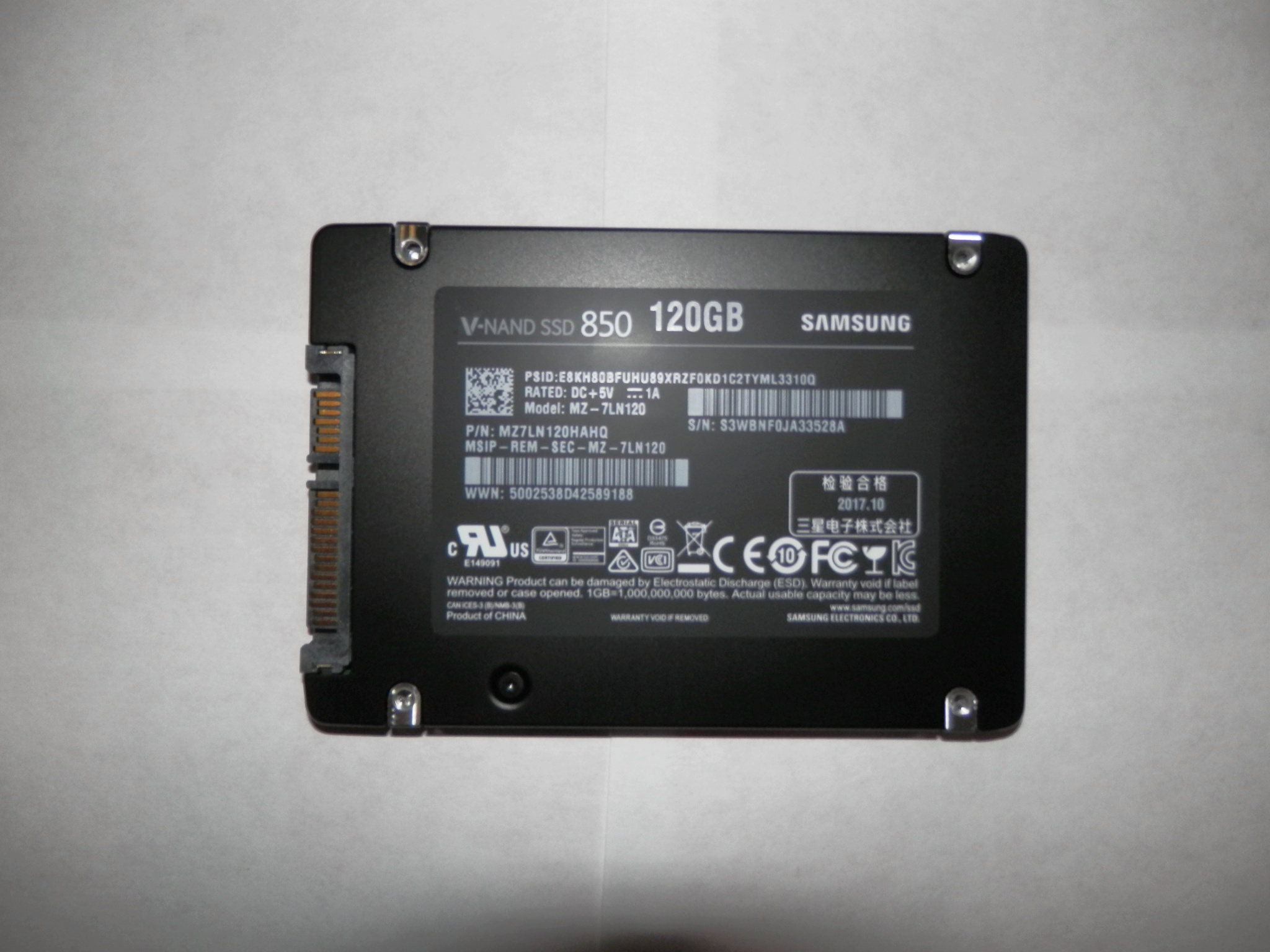 Обзор от покупателя на SSD диск Samsung 850 2.5" 120Gb SATA III MLC MZ ...