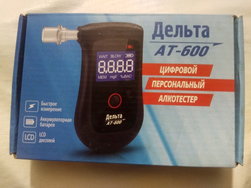 Обзор от покупателя на Алкотестер Дельта АТ-600 — интернет-магазин ...