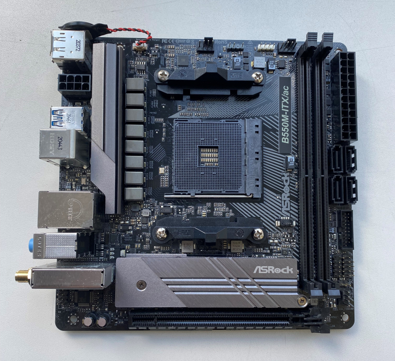 Материнская плата ASROCK B550M-ITX/AC (AM4, Mini-ITX) — купить в ...
