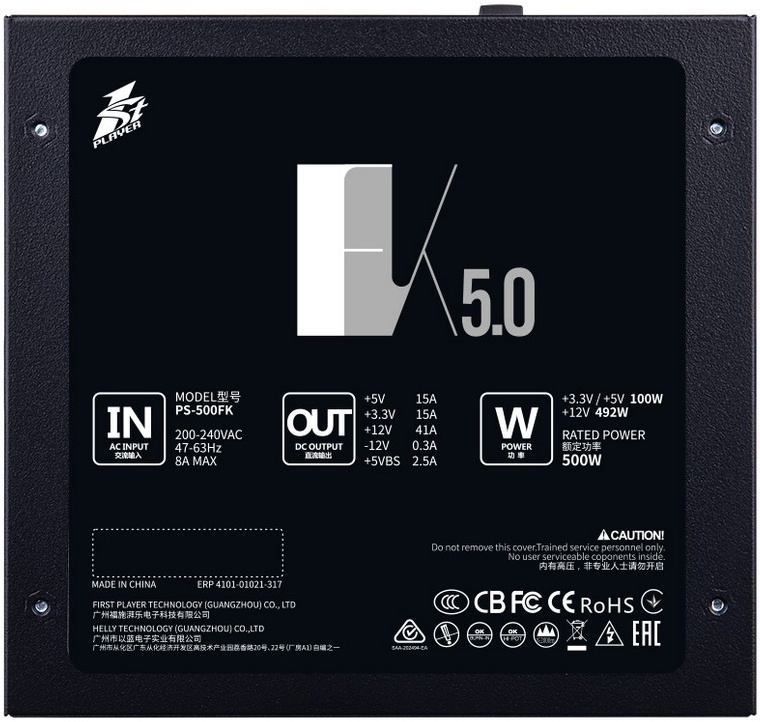Блок питания 1STPLAYER FK 500W PS-500FK — купить по низкой цене в ...