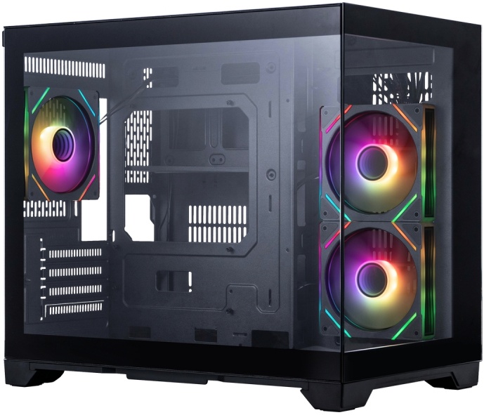 Корпус 1STPLAYER MEGAVIEW MV6-TP ARGB, черный (MV6-TP-BK-2FC7R-1FC7) — купить по низкой цене в ...