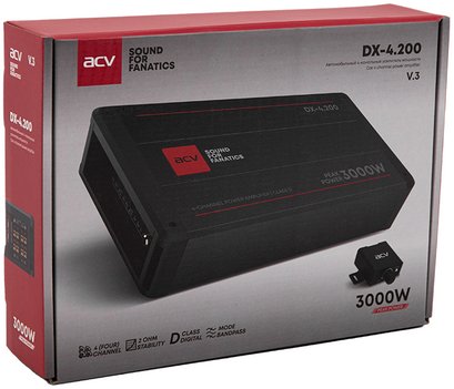 Усилитель ACV DX-4.200 V3 — купить по низкой цене в интернет-магазине ОНЛАЙН ТРЕЙД.РУ
