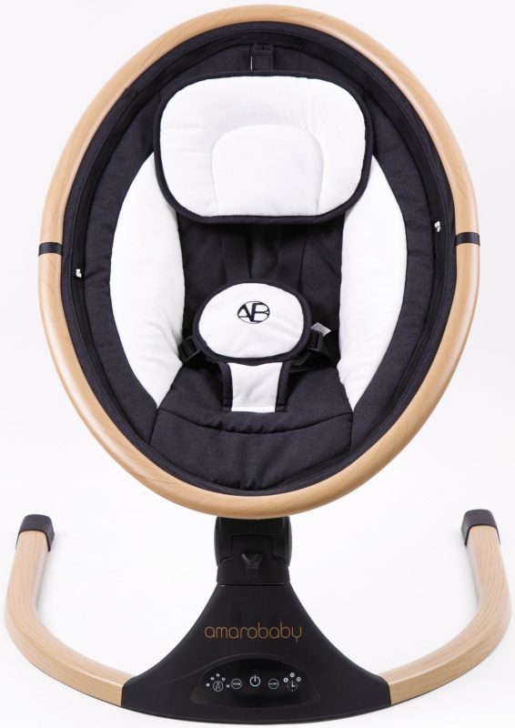 Электрокачели AMAROBABY AB22-22ERGO/09 ERGO SWING чёрный — купить в ...