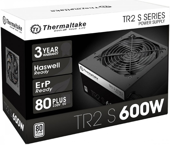 Блок питания Thermaltake TR2 S, 600W, 80+ Standart (PS-TRS-0600NPCWEU-2) — купить по низкой цене ...