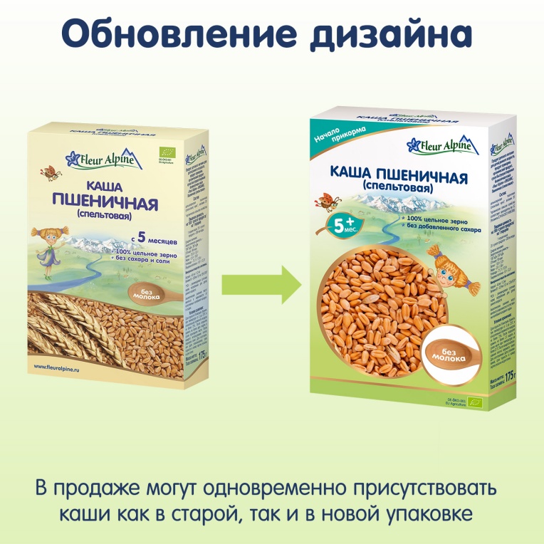 Каша безмолочная детская Fleur Alpine (Флер Альпин) ПШЕНИЧНАЯ ...