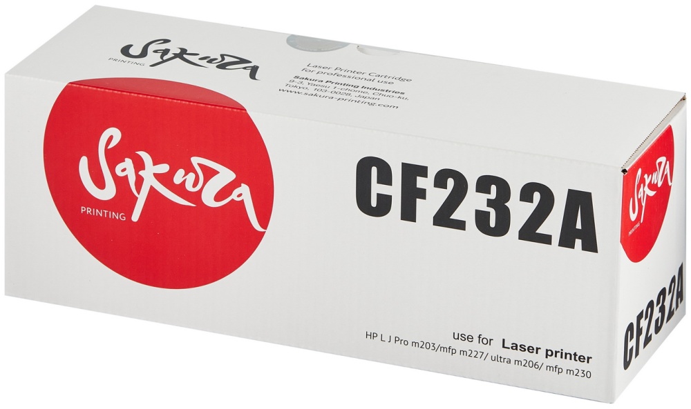Фотобарабан Sakura CF232A (32A) для HP LJ M203/MFP-M227/MFP-M230/UltraM206, черный, 23000 к ...