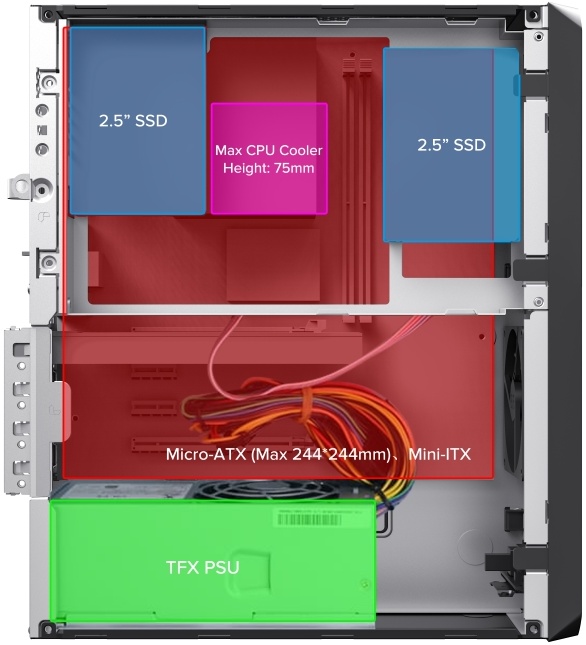 Корпус Foxline mATX 230W FL-1004-TFX230B-85 — купить в интернет ...