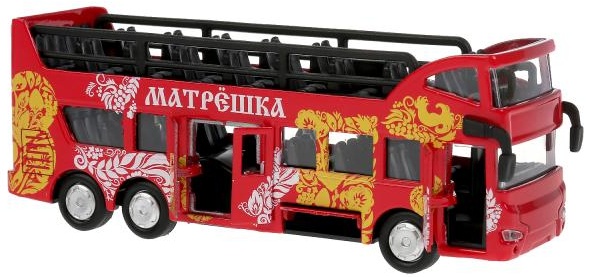 Игрушка инерционная металлическая ТЕХНОПАРК SB-16-21-1-WB автобус ...