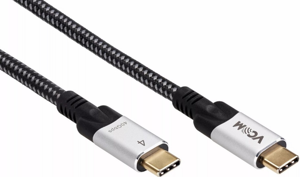 Купить кабель Vcom Cu560 1 5m Usb4 Typec M Typec M 5k 60hz 8k 30hz 40gbps Pd 240w 1 5м в