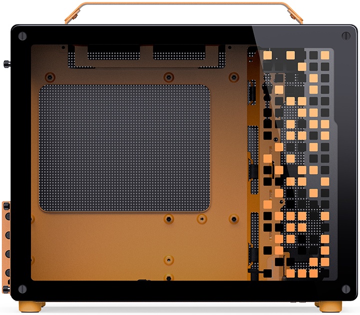 Корпус Jonsbo Jonsplus Z20, черный/оранжевый Jonsbo Z20 Orange/Black ...