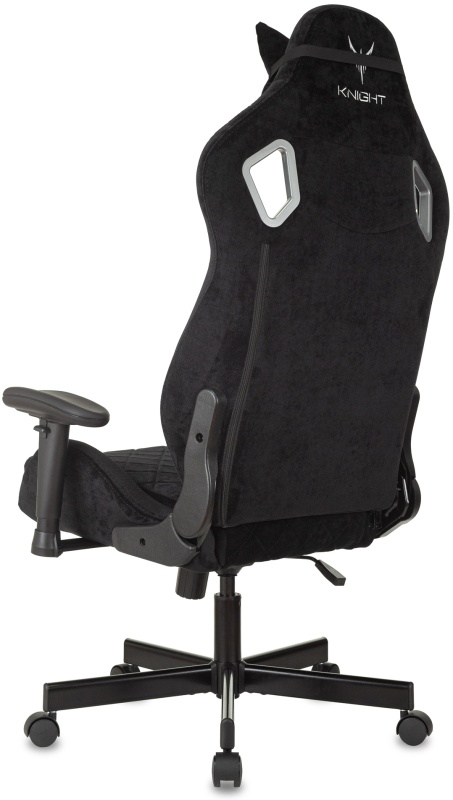 Кресло геймерское Knight Outrider черный Light-20 с подголов ...