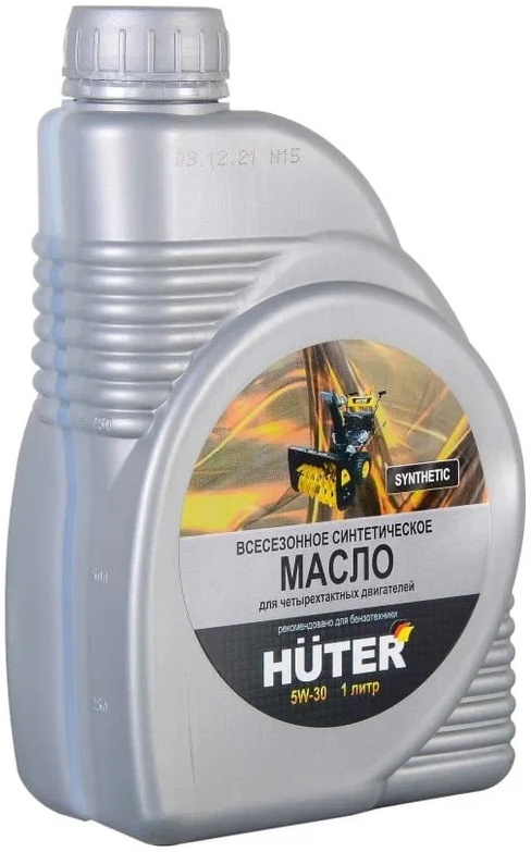 Моторное масло Huter 5W-30 синтетическое для четырёхтактных двигателей, 1л. — купить в интернет ...
