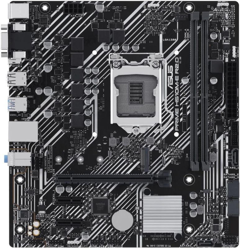 Купить материнская плата Asus PRIME H510M-E R2.0 (LGA1200, mATX) в ...