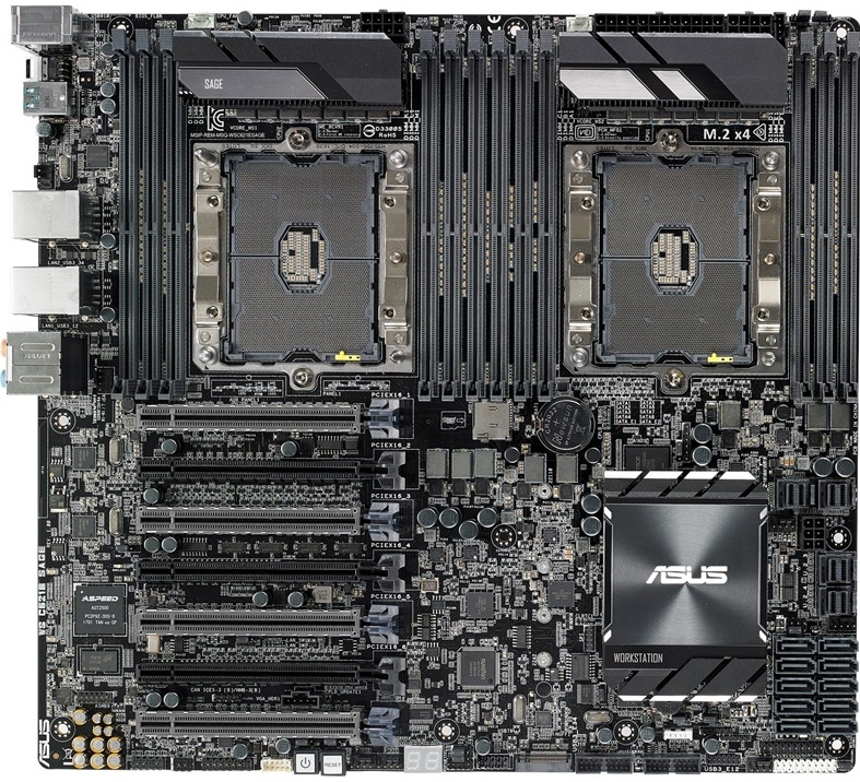 Купить Материнская плата ASUS WS C621E SAGE (LGA 3647, EEB) в интернет ...