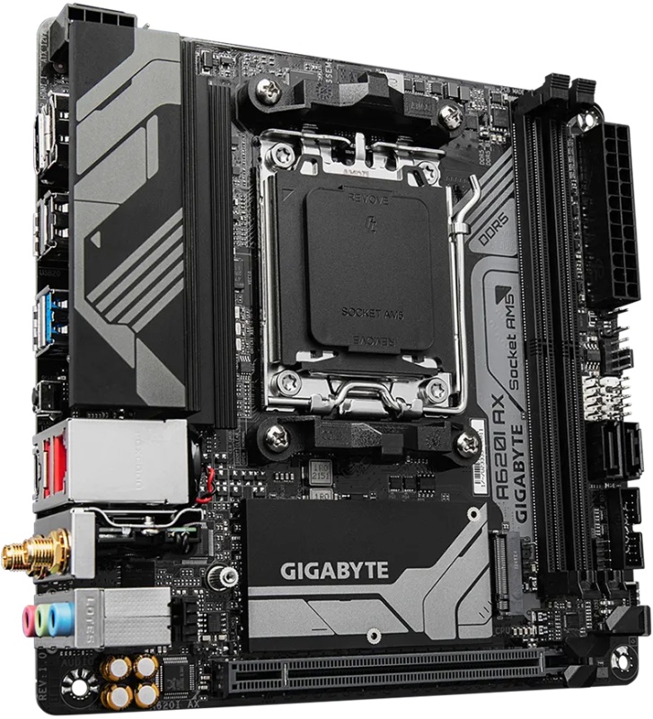 Материнская плата GIGABYTE A620I AX (AM5, mini-ITX) — купить по низкой ...