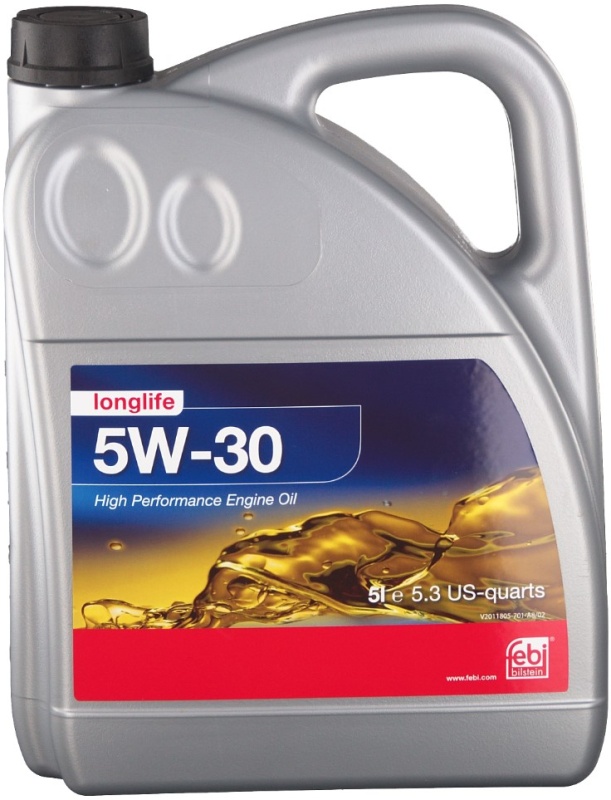 Моторное масло FEBI Longlife 5W-30 синтетическое 5 л 32943 — купить в ...