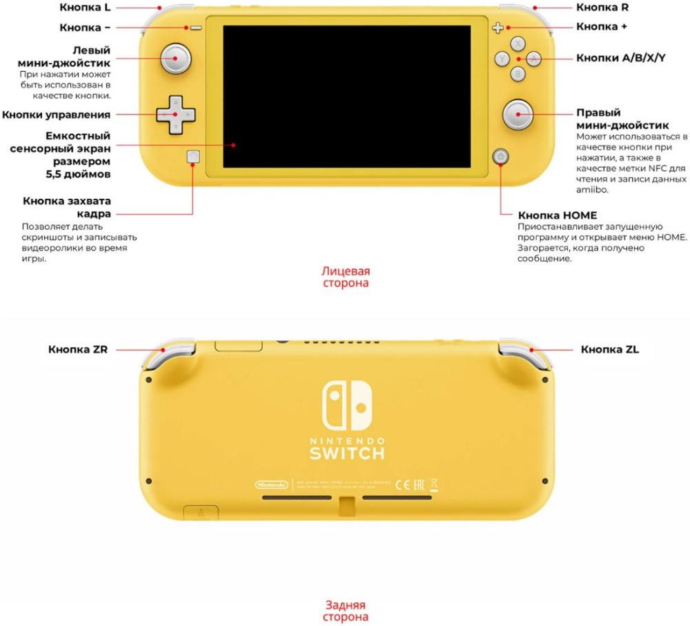 Купить игровая приставка Nintendo Switch Lite HDH-S-YAZAA Желтый в интернет-магазине ОНЛАЙН ТРЕЙД.РУ