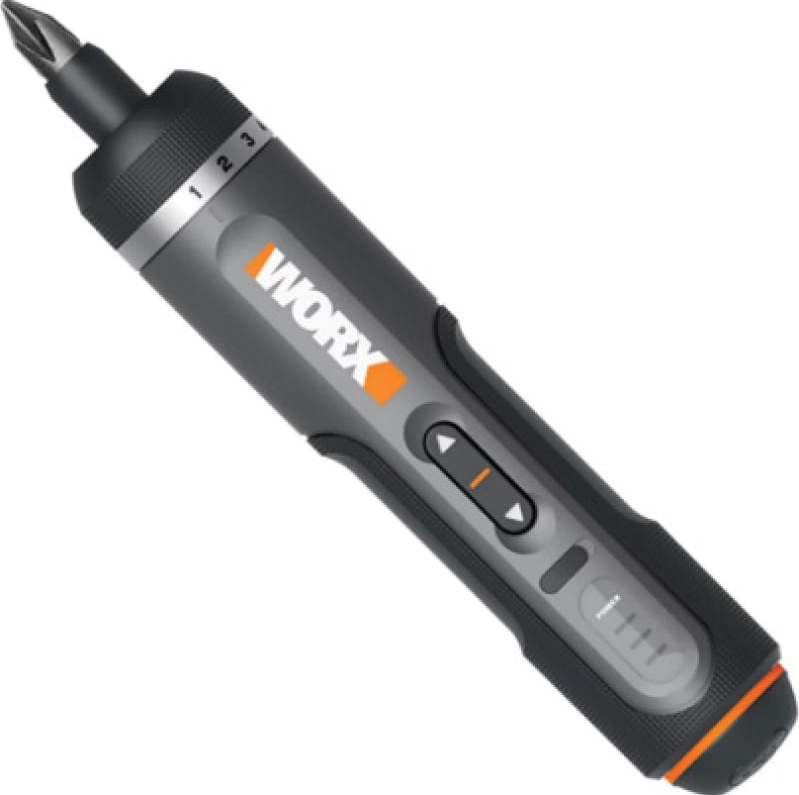 Отвертка аккумуляторная WORX WX242, 4В, 5Нм, 2Ач, набор оснастки — купить по низкой цене в ...