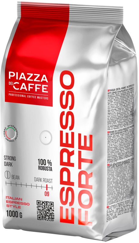 Купить Кофе в зернах Piazza Del Caffe Espresso Forte, 1 кг ...