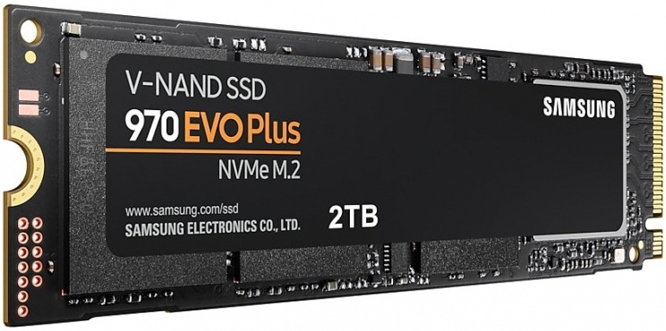 SSD диск SAMSUNG M.2 970 EVO Plus 2.0 Tb PCIe Gen 3.0 x4 V-NAND 3bit ...