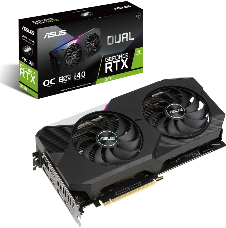 Купить Видеокарта ASUS GeForce RTX 3070 DUAL OC V2 8G DUAL-RTX3070-O8G ...