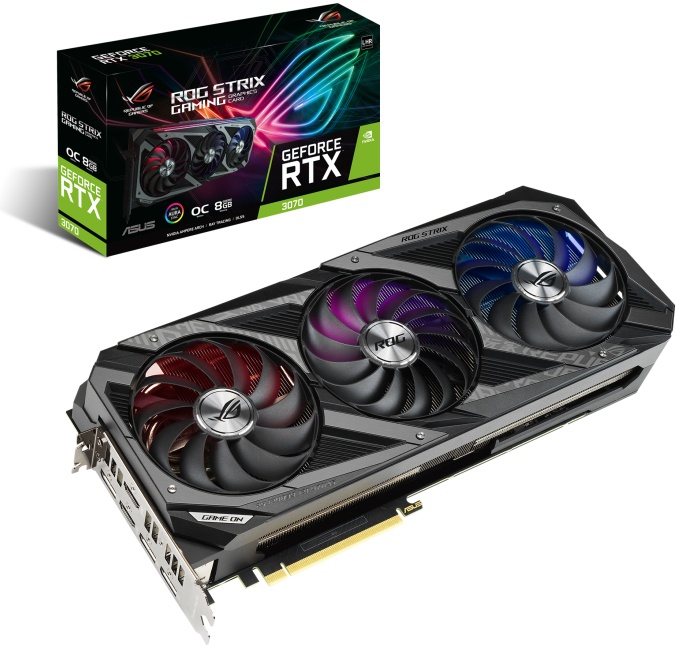 Видеокарта ASUS GeForce RTX 3070 GAMING OC V2 8G — купить в интернет ...