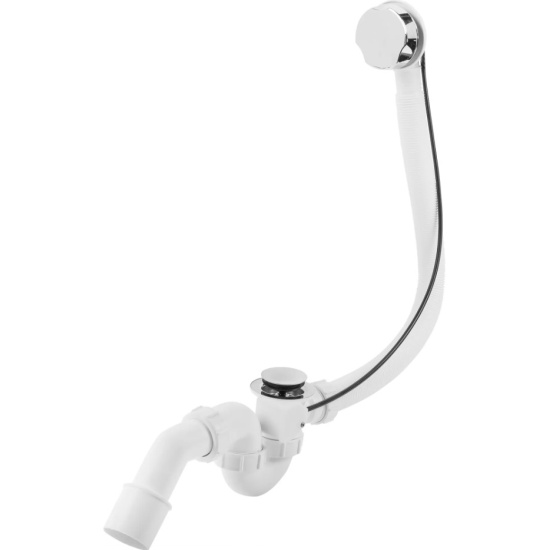 Слив-перелив McAlpine MRB2CB-PB, L=575 х 34 мм, слив 70 мм, выход 40/50 ...