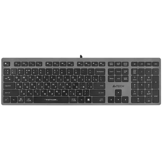 Купить клавиатура A4tech Fstyler FX50 серый USB slim 1624628 A4TECH в ...
