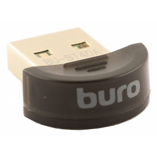 Адаптер Bluetooth USB Buro BU-BT40A 4.0+EDR class 1.5 20м черный ...
