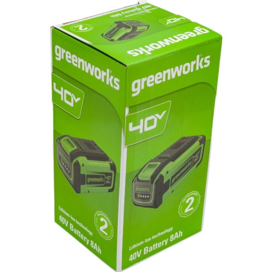 Аккумулятор Greenworks G40B8 40V, 8 А.ч 2951607 — купить по низкой цене ...