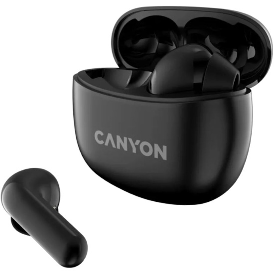Беспроводные наушники Canyon TWS-5, черные — купить в интернет-магазине ...
