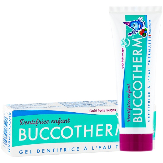 Детская зубная паста BUCCOTHERM, лесные ягоды с термальной водой, без ...