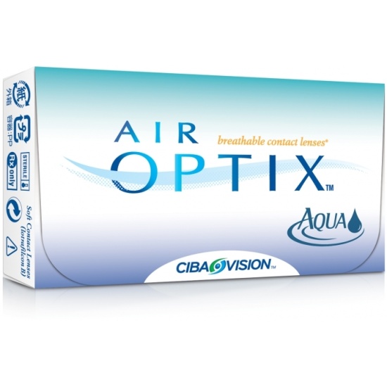 Контактные линзы ALCON (CIBA VISION) Air Optix Aqua (3 шт / 8.6 / 14.2 ...