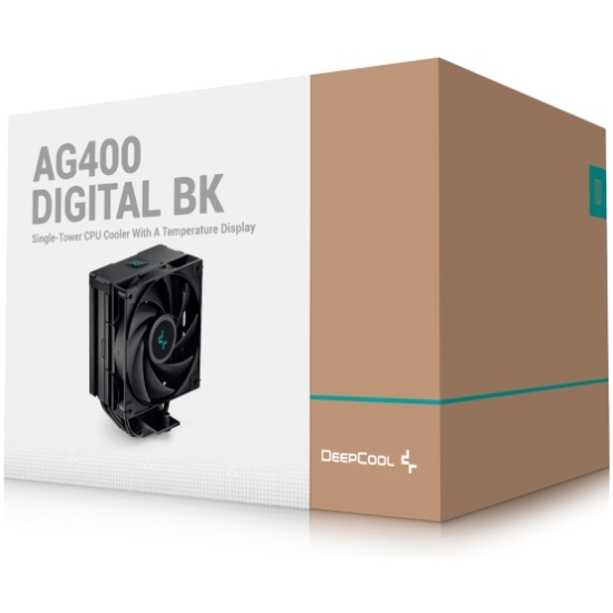 Кулер для процессора DeepCool AG400 DIGITAL BK — купить по низкой цене ...
