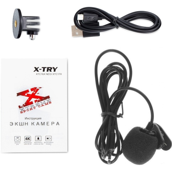 Купить Экшн-камера X-TRY XTC180 EMR, 4K, WiFi, черныйв интернет ...