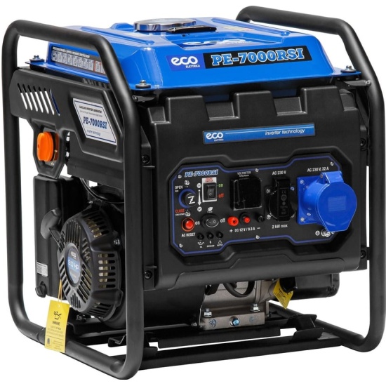 Генератор бензиновый инверторный (Электростанция) ECO PE-7000RSI (инверторный 5.5 кВт, 230 В ...