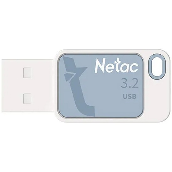 Купить Флешка 64Gb Netac UA31 white/blue USB 3.2 (NT03UA31N-064G-32BL)в ...