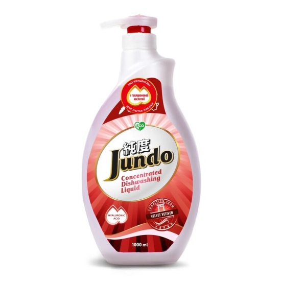 Гель для мытья посуды JUNDO Velvet vetiver, концентрированный, 1 л ...