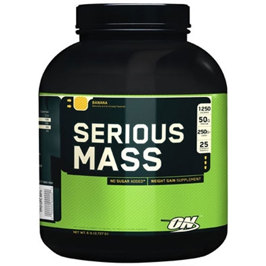 Купить гейнер OPTIMUM NUTRITION Serious Mass 6lb - Banana 748927028867 ...