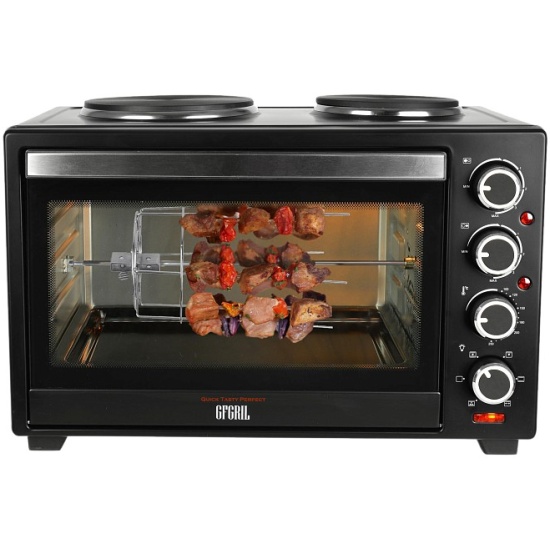 Мини-печь GFGril GFO-40 черный GFO-40 HOT PLATES — купить по низкой ...