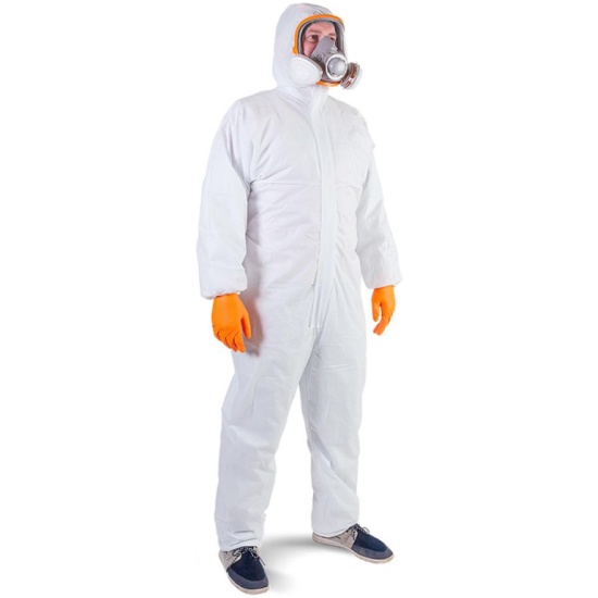 Купить Комбинезон одноразовый защитный с капюшоном JETA SAFETY ...