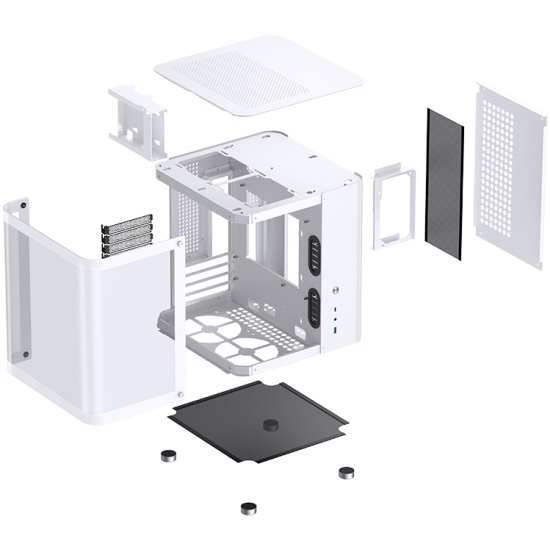 Корпус Jonsbo TK-1 White Jonsbo TK-1 2.0 White — купить по низкой цене ...