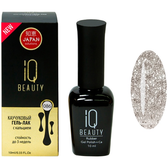 Каучуковый гель-лак IQ BEAUTY с кальцием 086, 10 мл — купить в интернет ...