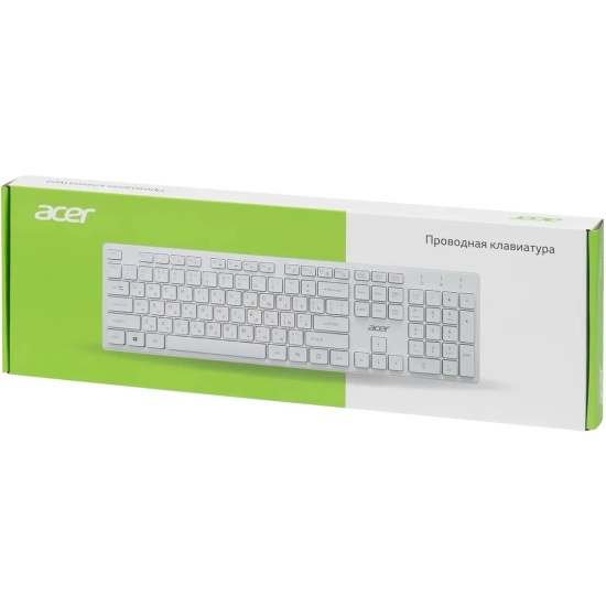 Купить Клавиатура Acer OKW123 белый ZL.KBDEE.00D в интернет-магазине ...