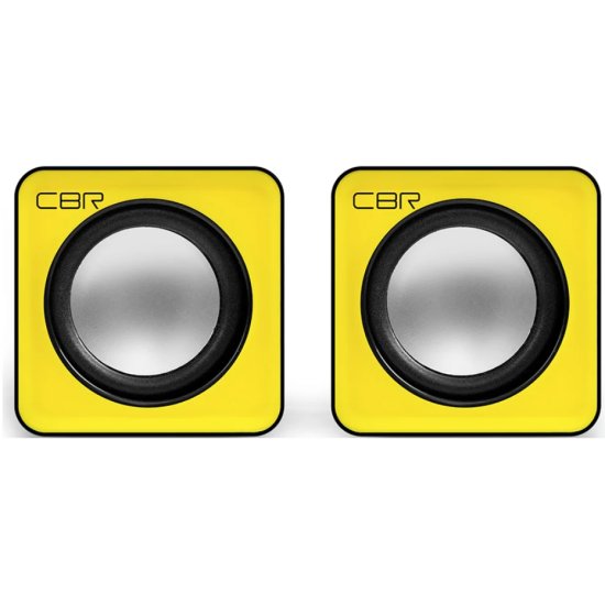 Колонки 2.0 CBR CMS 90 Yellow — купить в интернет-магазине ОНЛАЙН ТРЕЙД.РУ