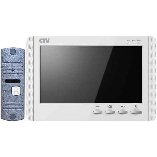 Комплект видеодомофона CTV-DP1704MD W (белый) CTV-DP1704MD W (белый ...