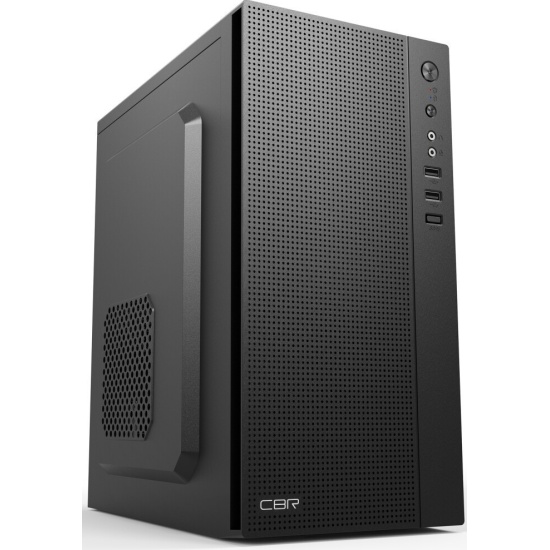 Корпус CBR mATX Minitower MX08 без БП черный (PCC-MATX-MX08-WPSU ...